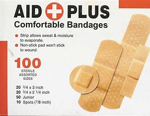Assorted Washproof Plaster Strips (100/Box) | The Paramedic Shop cc