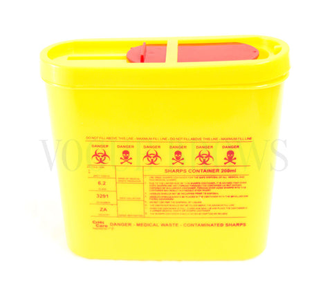 Sharps Container 200ml | The Paramedic Shop cc