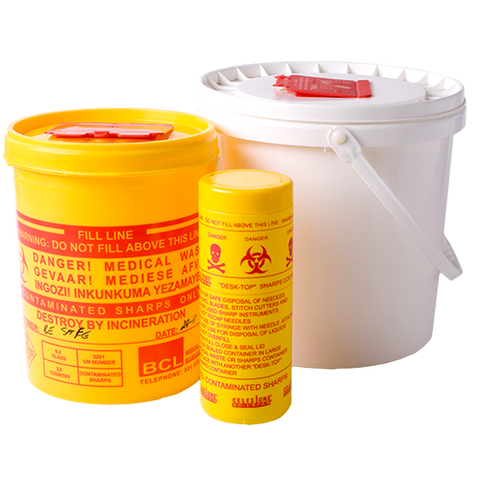 Sharps Containers | The Paramedic Shop cc