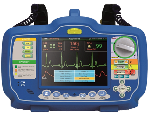 DM7000 Basic Cardiac Monitor Defibrillator | The Paramedic Shop cc