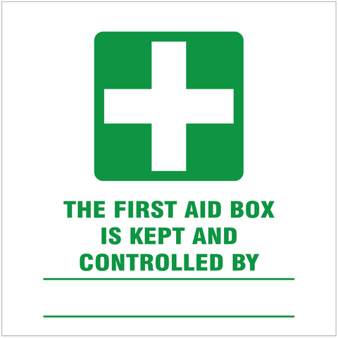 First Aid Box Sign