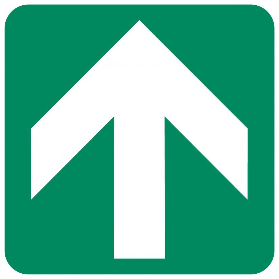 Directional Green Arrow safety sign – The Paramedic Shop cc