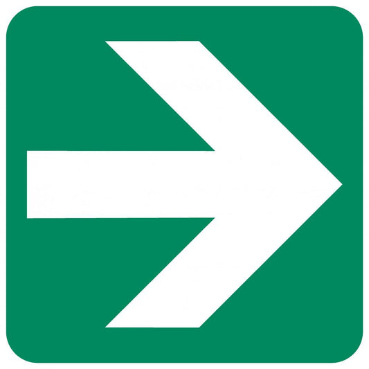 Directional Green Arrow safety sign – The Paramedic Shop cc