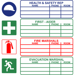 Large Health and Safety Rep Safety sign | The Paramedic Shop cc