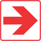 Red Arrow - Location of Fire Fighting equipment safety sign – The ...