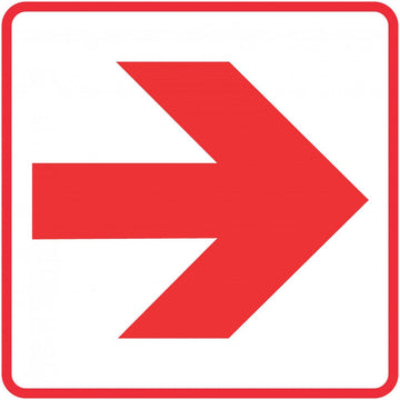 Red Arrow - Location of Fire Fighting equipment safety sign – The ...