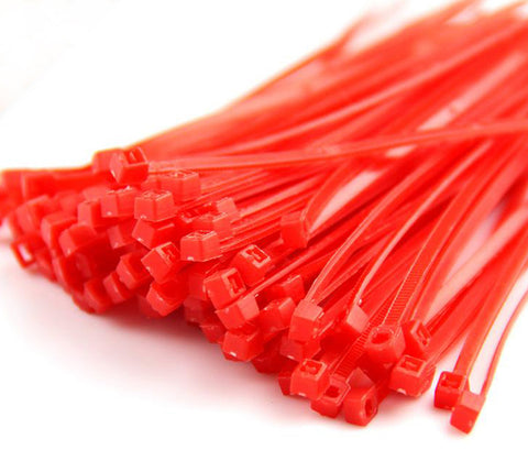 Red Cable Ties (100/Packet) | The Paramedic Shop cc
