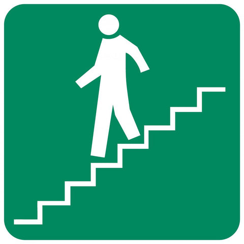Down Stairs Sign